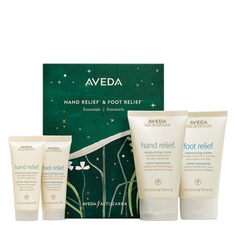 hand relief™ and foot relief™ home and travel essentials gift set | Aveda