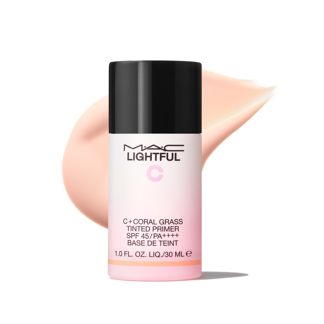 로즈 톤업 멀티 베이스 라이트풀 C 코랄 그라스 틴티드 프라이머 Spf45 Pa M·a·c Cosmetics