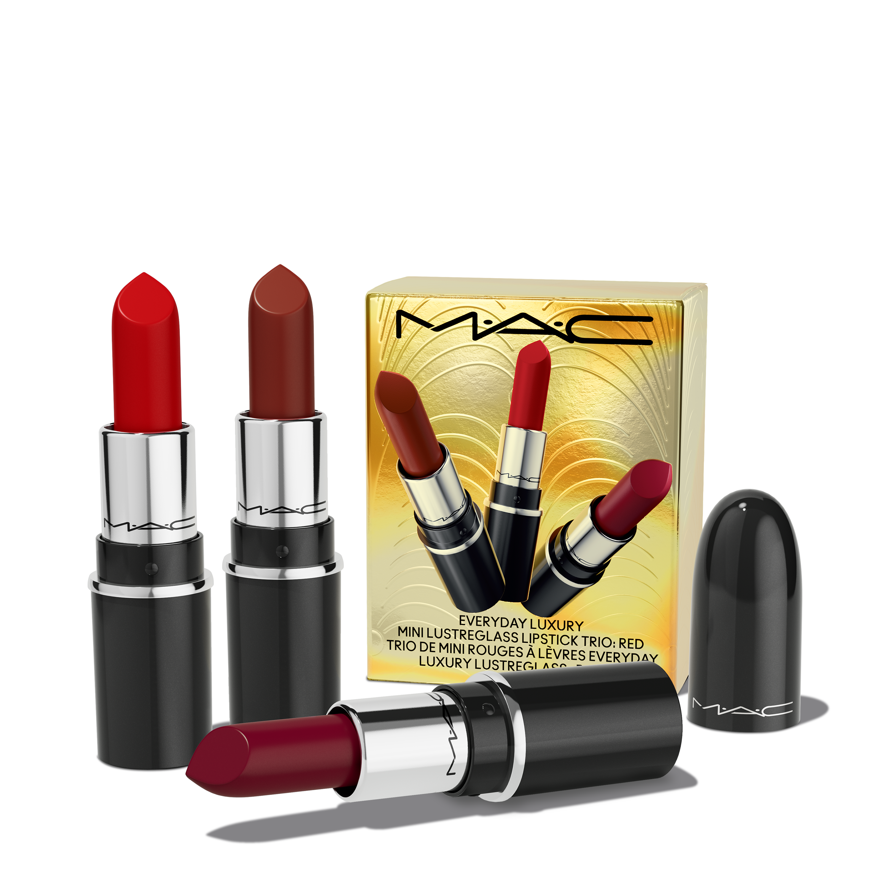 Everyday Luxury Mini Lustreglass Lipstick Trio | MAC Cosmetics