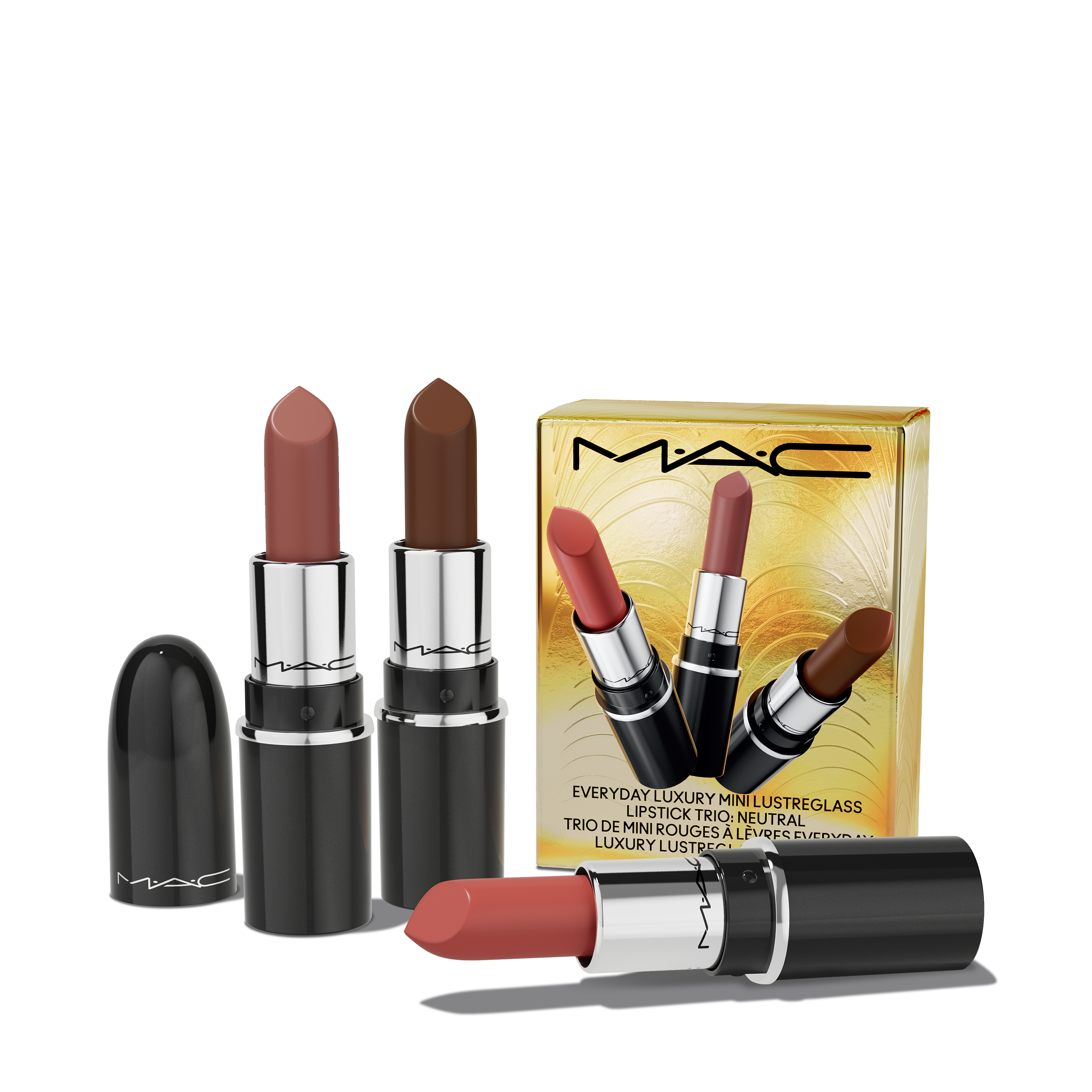 Everyday Luxury Mini Lustreglass Lipstick Trio | MAC Cosmetics